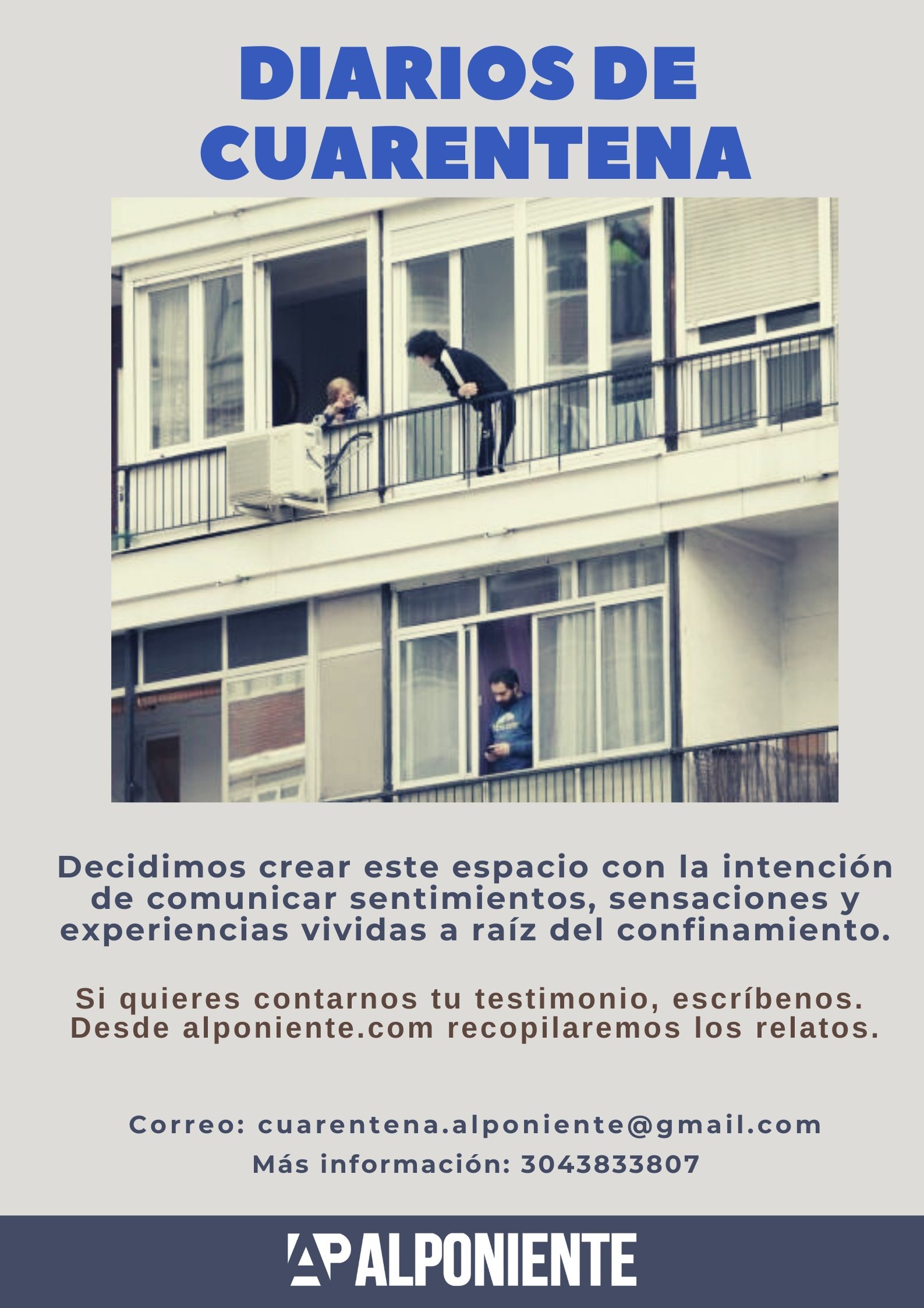 Diarios de cuarentena » Al Poniente