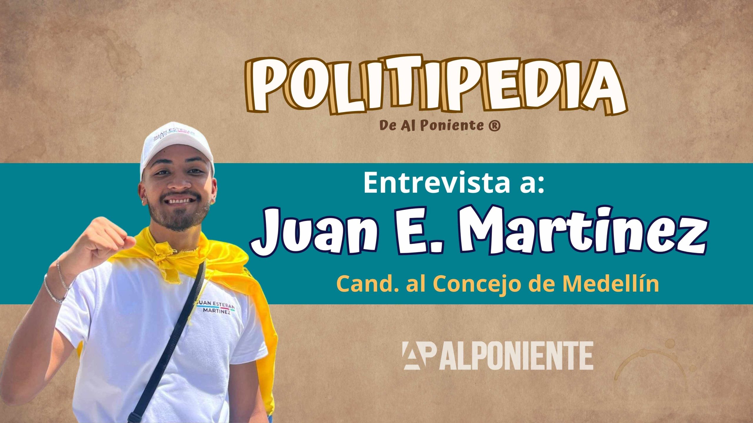 “Represento a esos jóvenes de los barrios populares que quieren un país diferente”. Juan Esteban ...